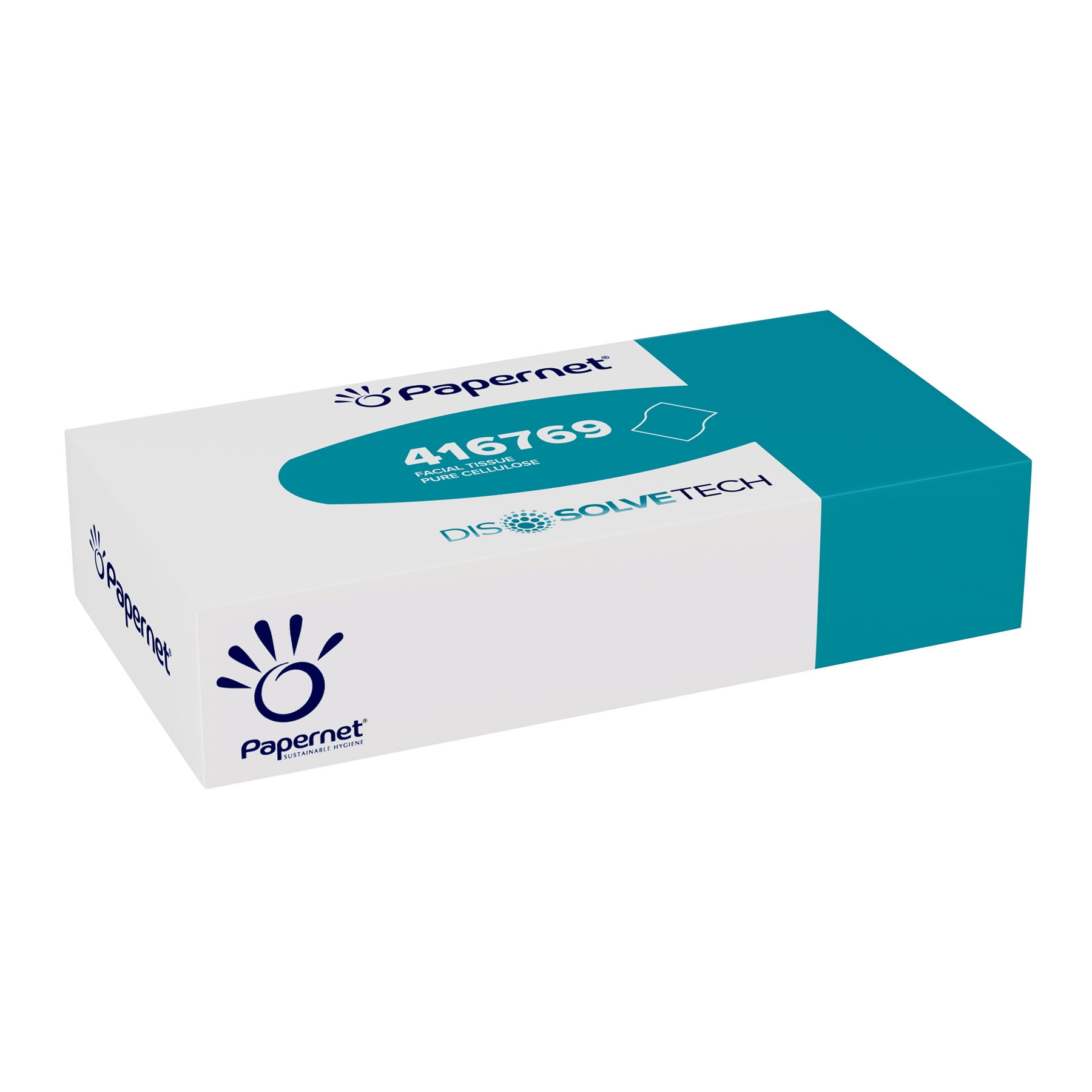 Facial Tissues with Dissolve Tech, 2-ply, 100 sheets | Papernet