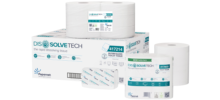 Dissolve Tech Rapid Dissolving Toilet & Hand Towels | Papernet